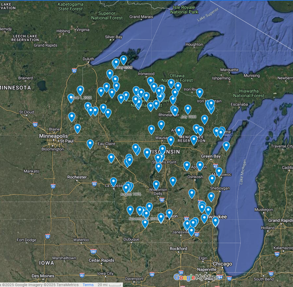 Bigfoot Sightings in Wisconsin: An Interactive Map - Driftless Times Media